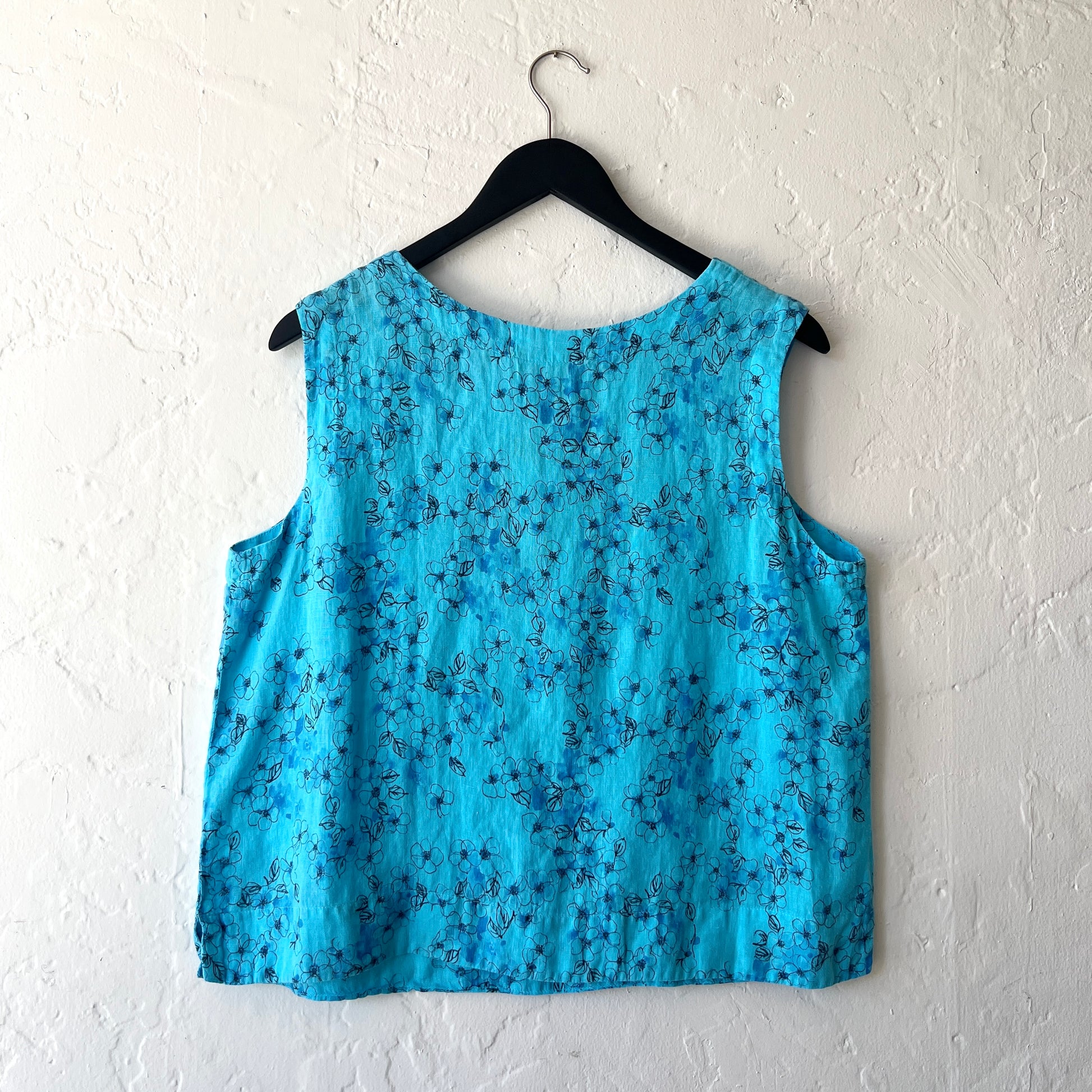 Linen Morning Shell Tank in Atoll – Dotter