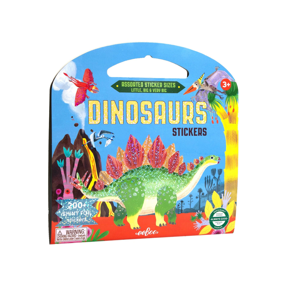 Eeboo | Dinosaurs Shiny Sticker Book – Dotter