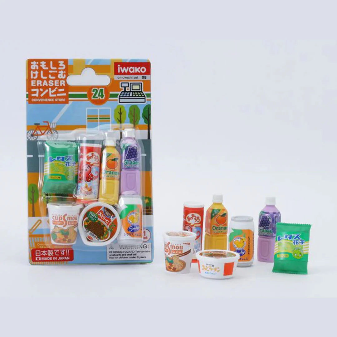 Snack and Drink Eraser Card Set – Dotter