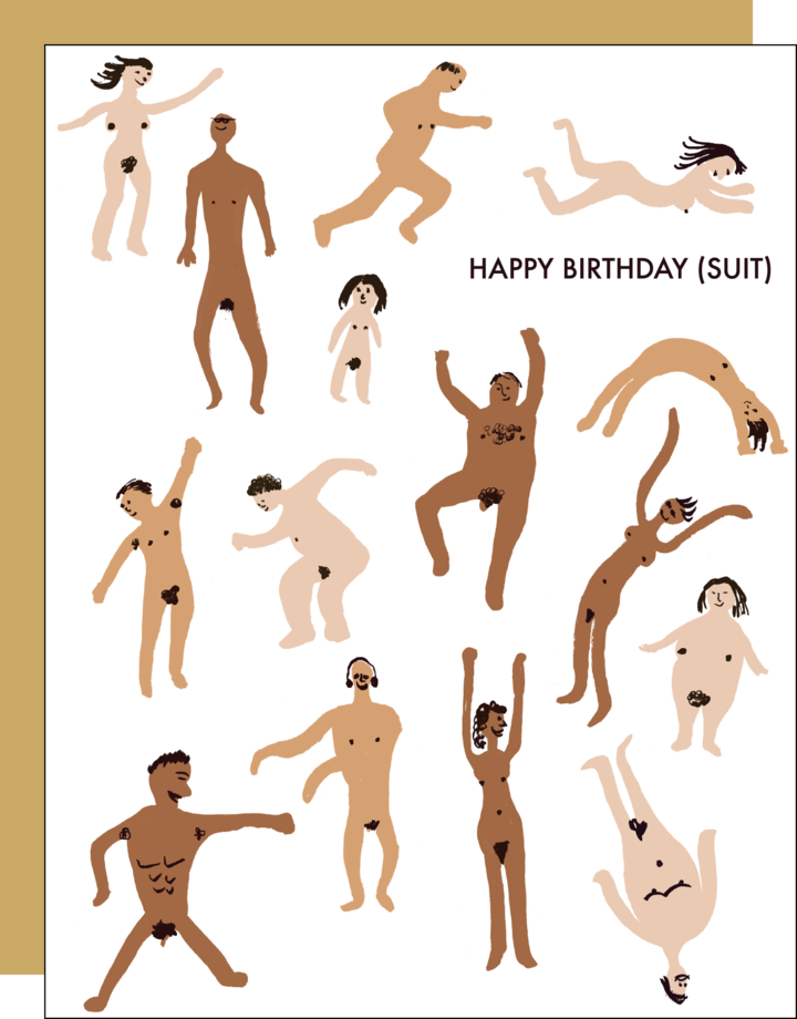 Birthday Suit Card – Dotter